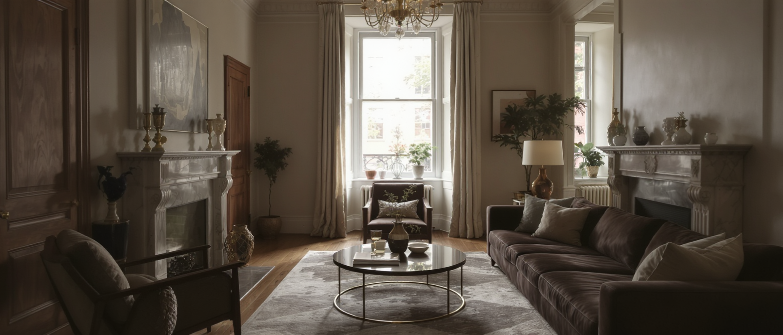 Appartement d'avant-guerre : le charme des matériaux nobles modernisé